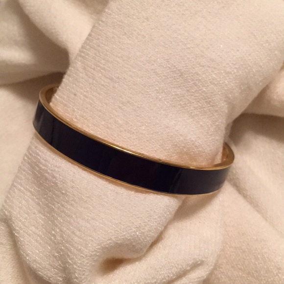 Trifari | Jewelry | Trifari Gold Tone And Navy Bangle | Poshmark